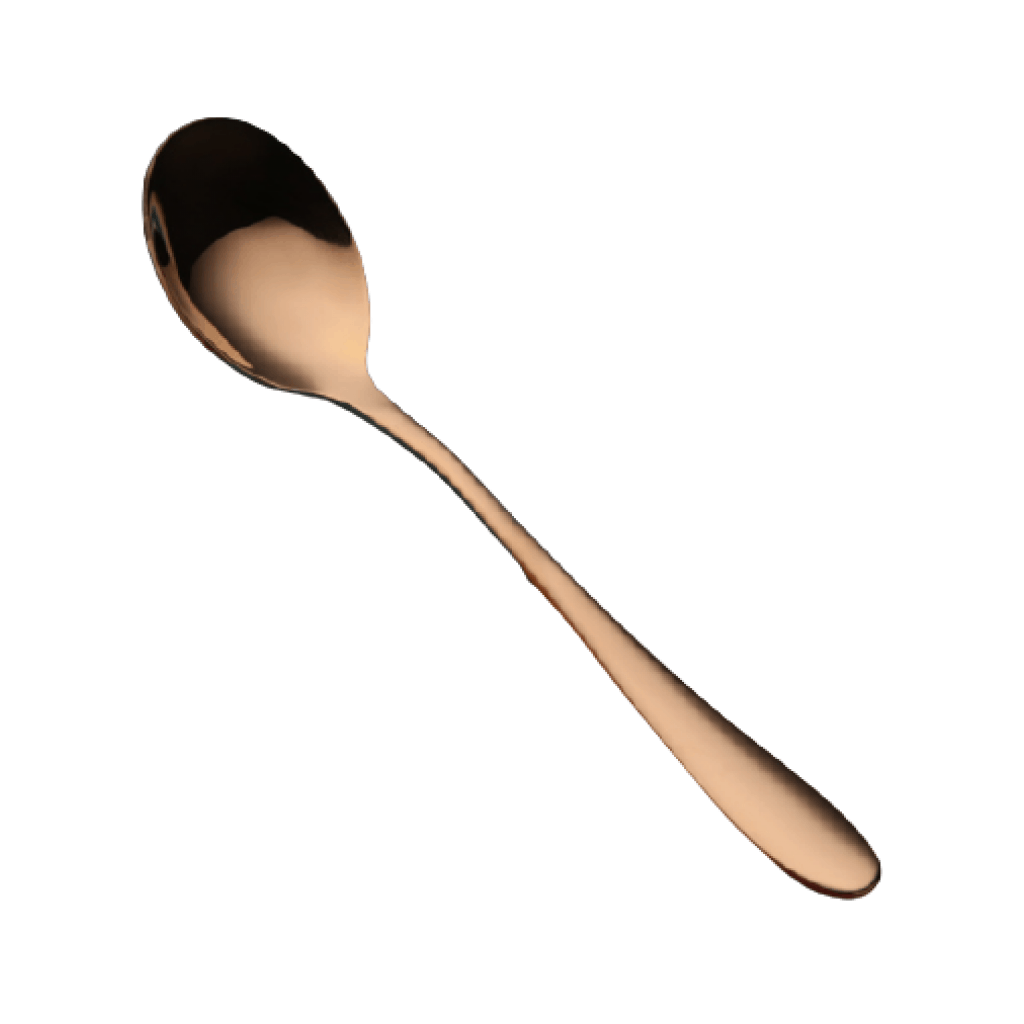 Cuillère à Café Pelle Ronde Dorée 15cm - Ma Cuillère